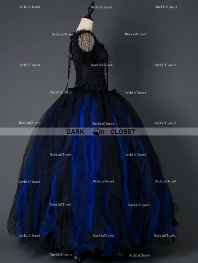 Blue Gothic Victorian Dresses